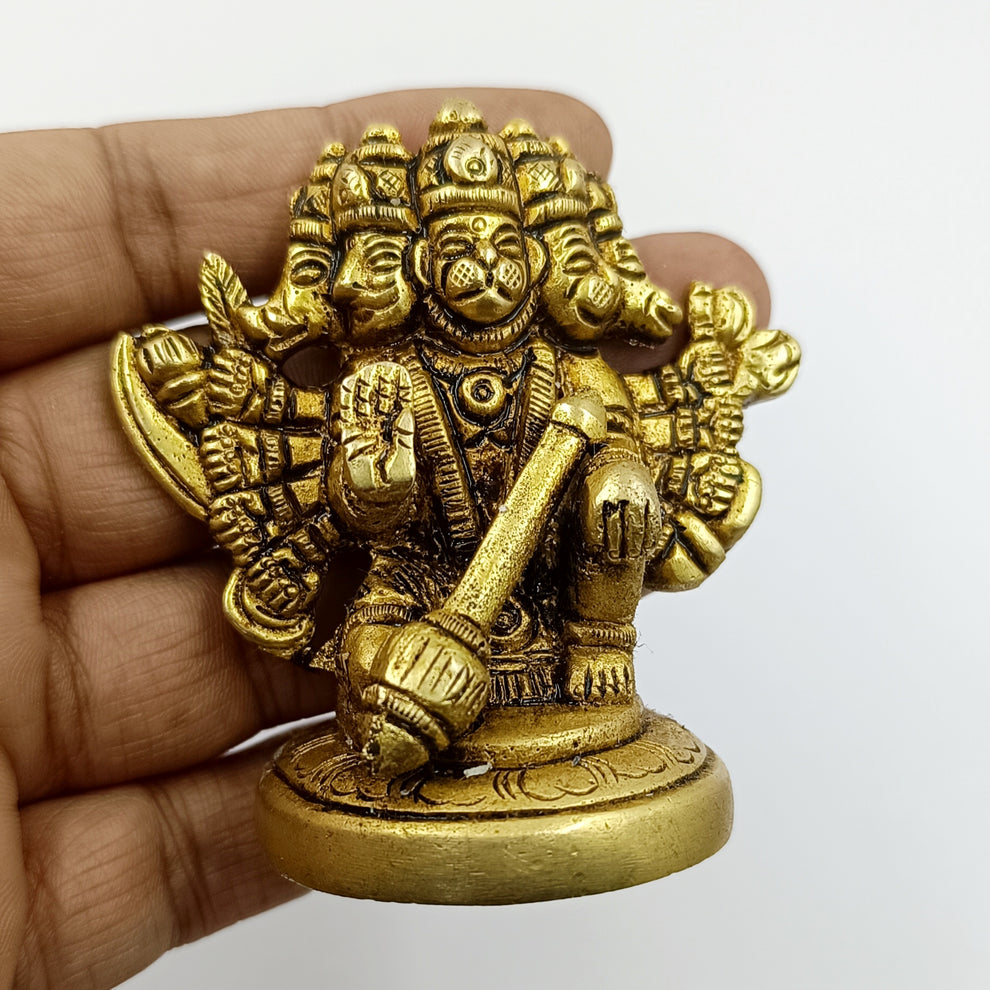 Panchmukhi Hanuman ji - Panchdhatu Metal – astrogurusubhash.store